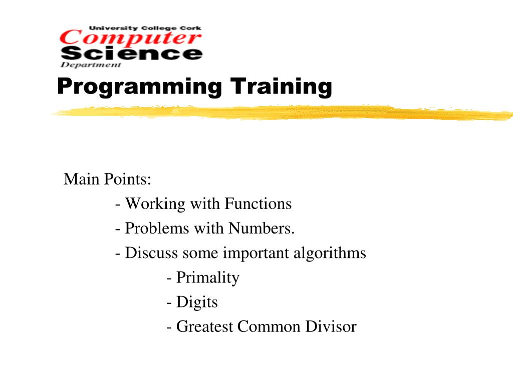 PPT - Programming Training PowerPoint Presentation, free download - ID ...