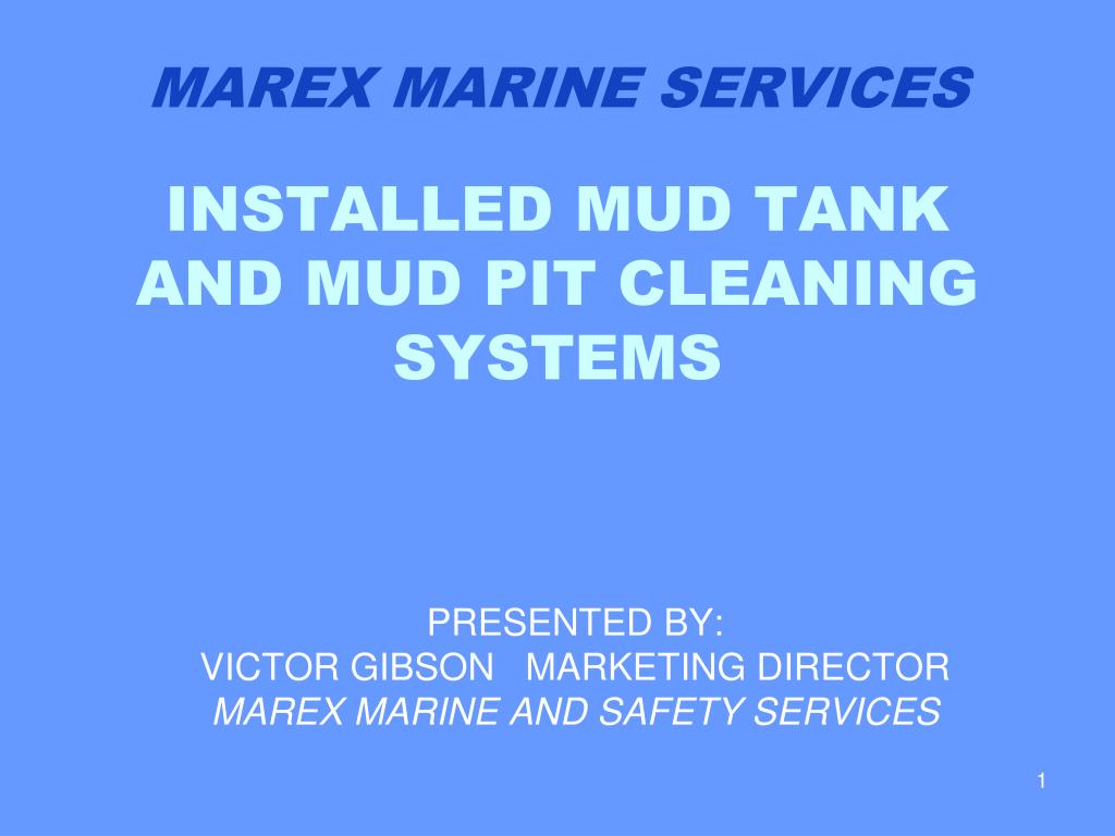 PPT - INSTALLED MUD TANK AND MUD PIT CLEANING SYSTEMS PowerPoint ...
