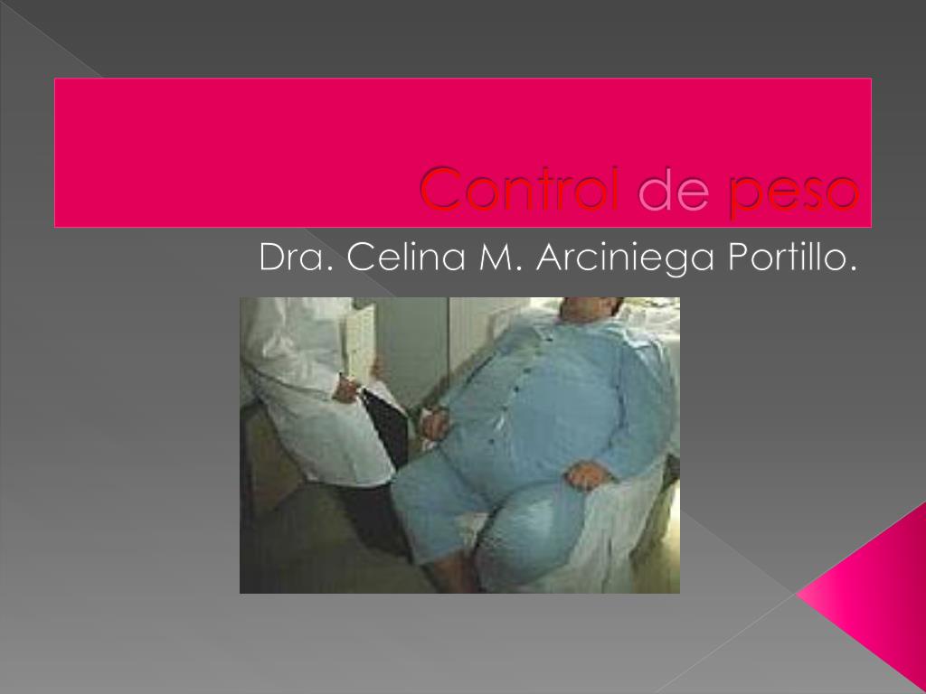 PPT - Control de peso PowerPoint Presentation, free download - ID:839963
