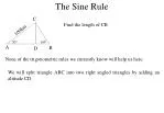 PPT - Sine Rule PowerPoint Presentation, free download - ID:5489503