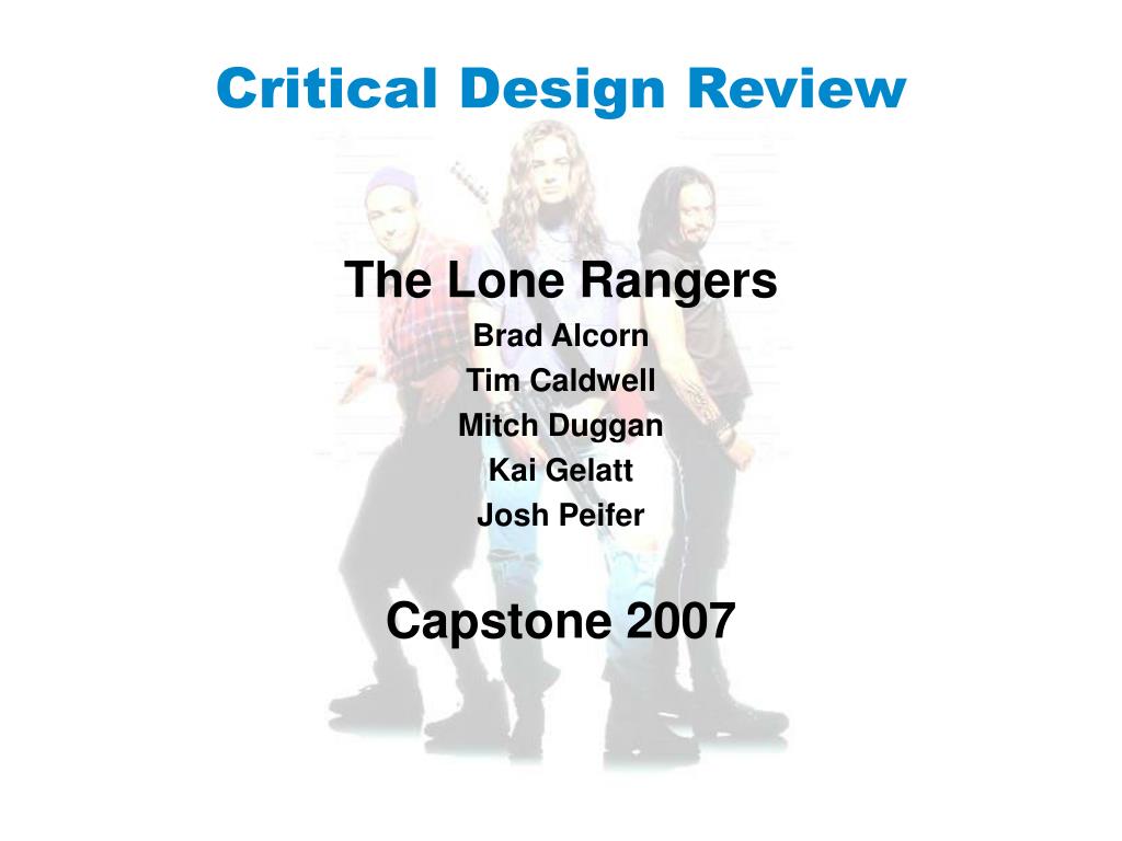 PPT - Critical Design Review PowerPoint Presentation, free download ...