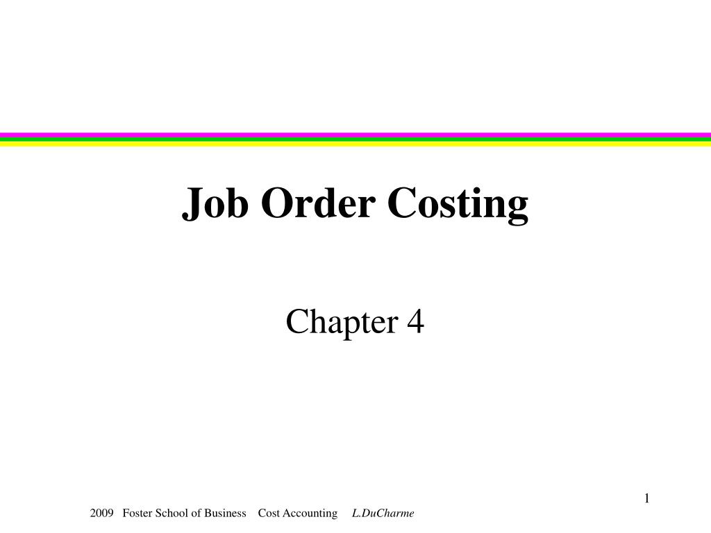 PPT - Job Order Costing PowerPoint Presentation, free download - ID:843166