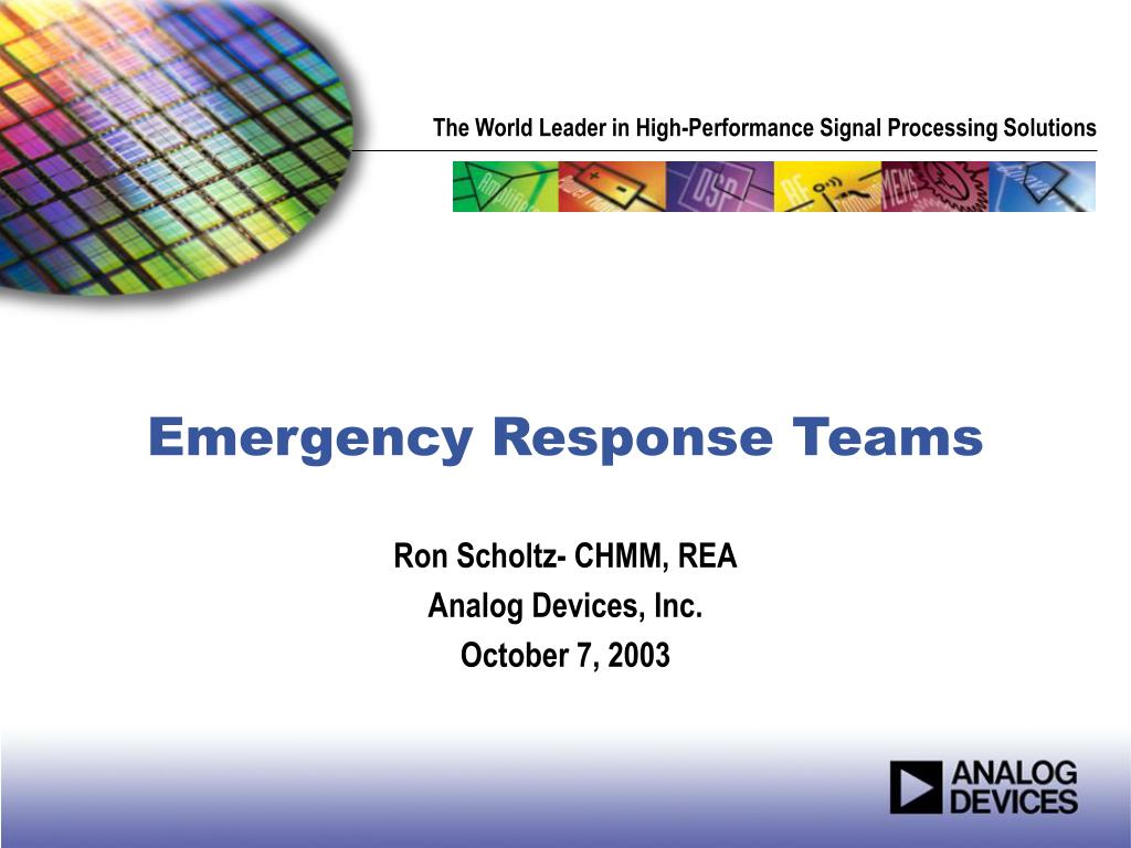 PPT - Emergency Response Teams PowerPoint Presentation, free download ...