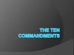 PPT - The Ten Commandments PowerPoint Presentation, free download - ID ...