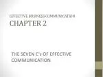 PPT - EFFECTIVE BUSINESS COMMUNICATION PowerPoint Presentation, free ...