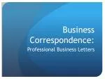 PPT - Managing correspondence PowerPoint Presentation, free download ...