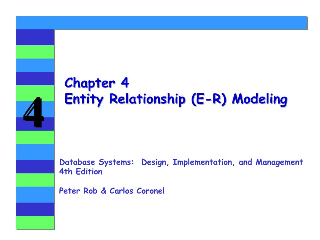 PPT - Chapter 4 Entity Relationship (E-R) Modeling PowerPoint Presentation - ID:847798