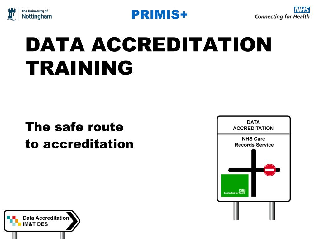 PPT - DATA ACCREDITATION TRAINING PowerPoint Presentation, free ...