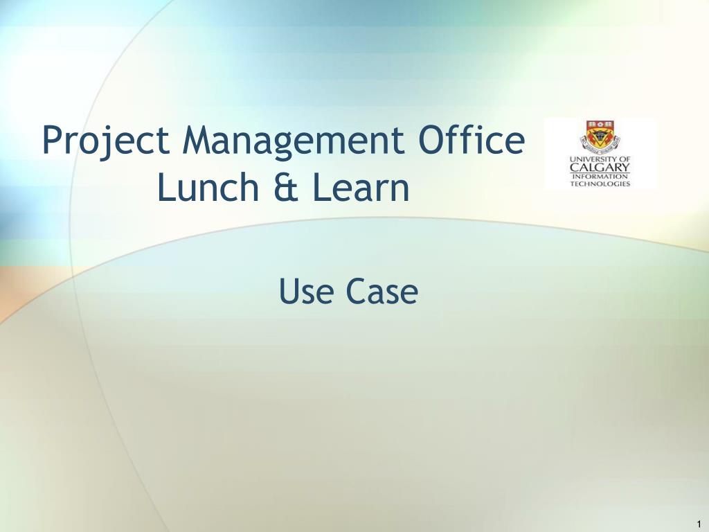 PPT - Project Management Office Lunch & Learn PowerPoint Presentation ...