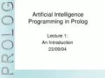 PPT - Artificial Intelligence Programming Python PowerPoint Presentation - ID:8017019