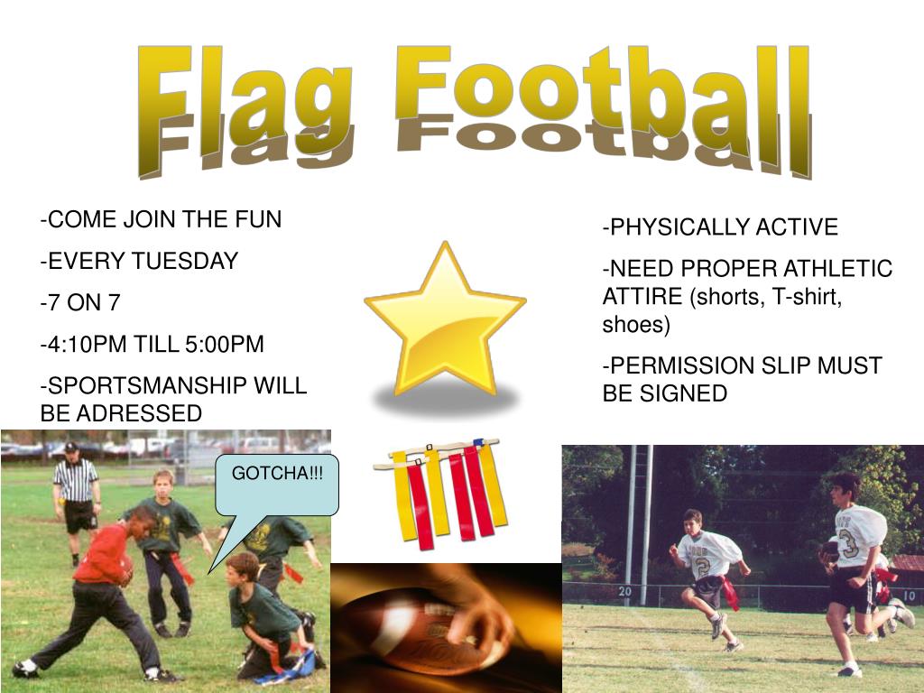 PPT - Flag Football PowerPoint Presentation, free download - ID:852651