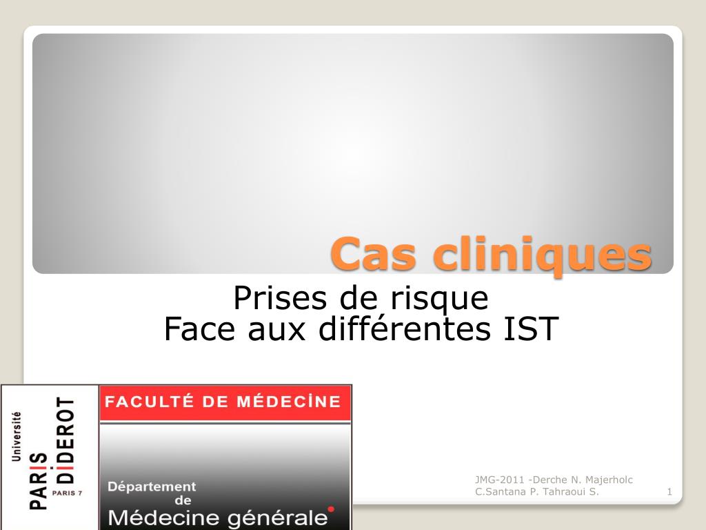 PPT - Cas cliniques PowerPoint Presentation, free download - ID:852714