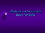 PPT - Principles of Medication Administration PowerPoint Presentation ...