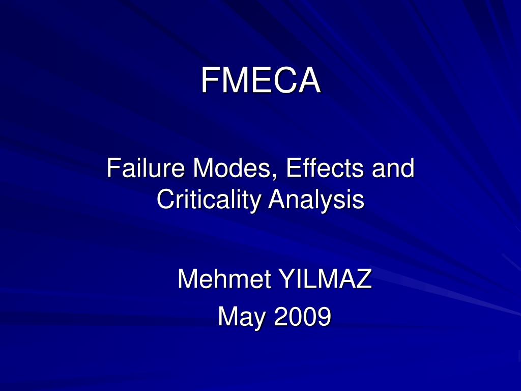 PPT - FMECA PowerPoint Presentation, free download - ID:853948