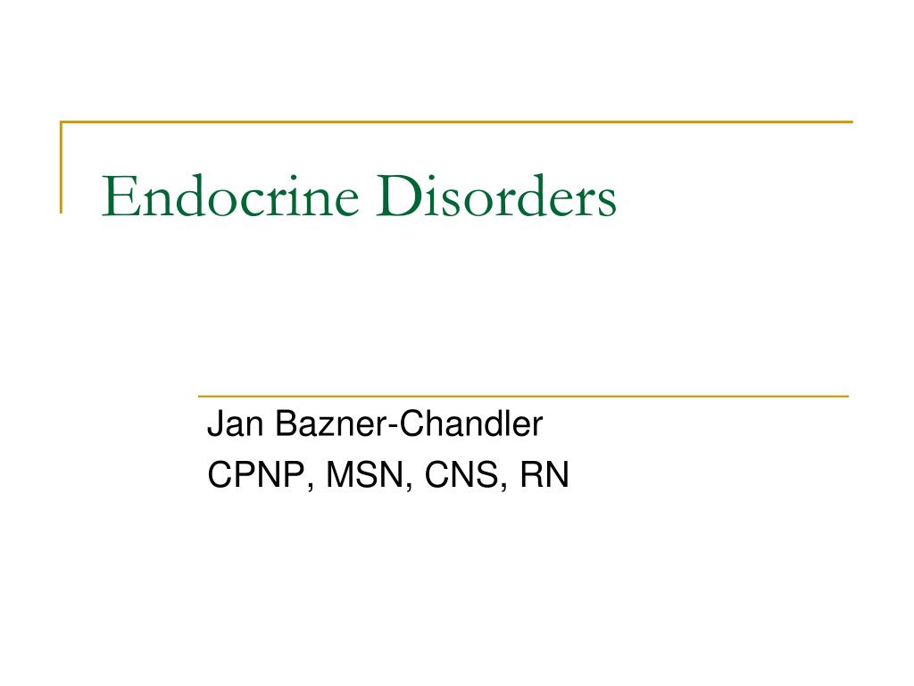 PPT - Endocrine Disorders PowerPoint Presentation, free download - ID ...
