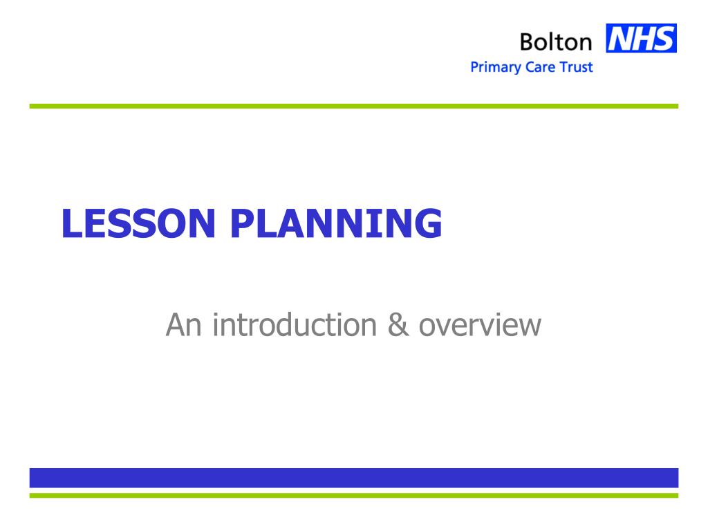 PPT - LESSON PLANNING PowerPoint Presentation, free download - ID:855392
