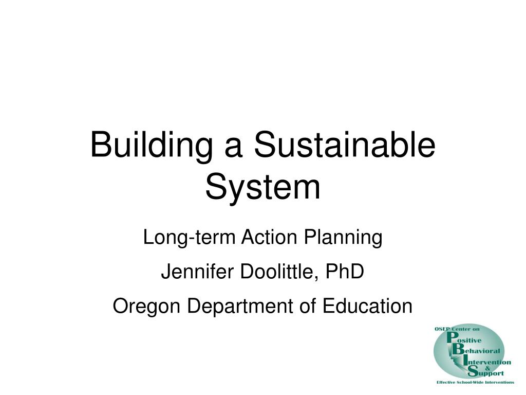 PPT - Building a Sustainable System PowerPoint Presentation, free ...