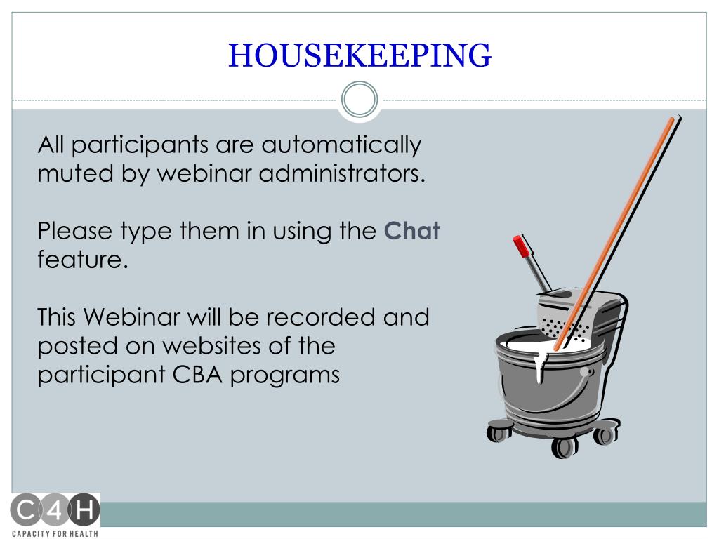 PPT - HOUSEKEEPING PowerPoint Presentation, free download - ID:857648