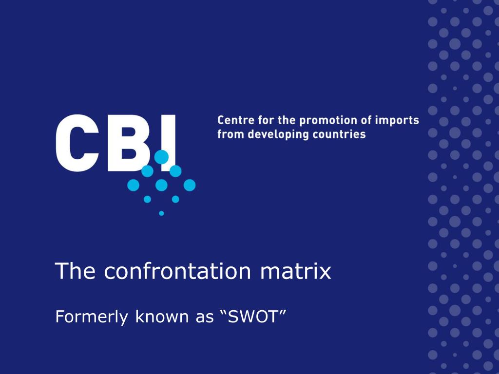 PPT - The confrontation matrix PowerPoint Presentation, free download ...
