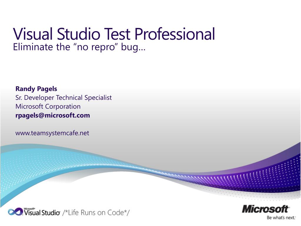 PPT - Visual Studio Test Professional PowerPoint Presentation, free ...