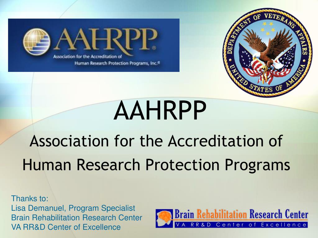 PPT - AAHRPP PowerPoint Presentation, free download - ID:862577