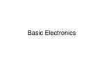 PPT - Basic Electronics Part 2 : Power Supply Design PowerPoint ...