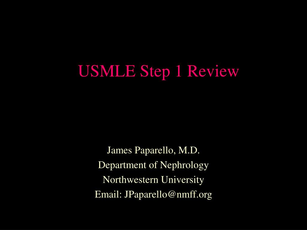 PPT - USMLE Step 1 Review PowerPoint Presentation, free download - ID ...