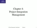 PPT - Chapter 4: Project Integration Management PowerPoint Presentation ...