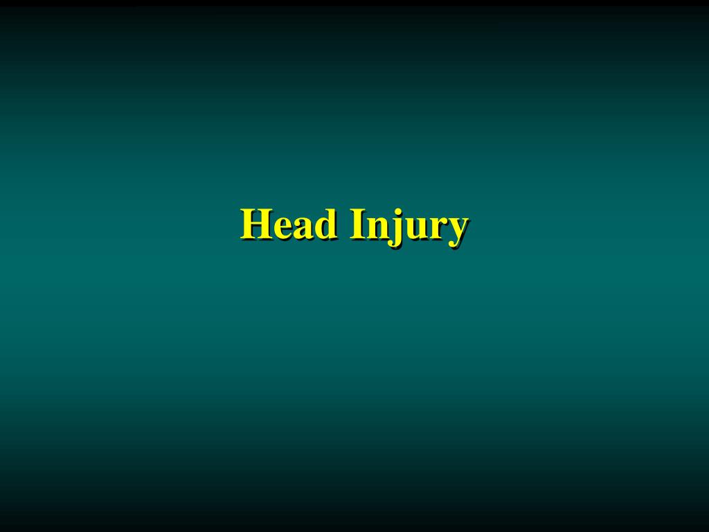 PPT - Head Injury PowerPoint Presentation, free download - ID:871081
