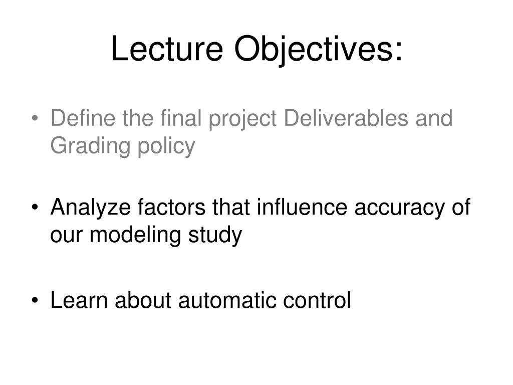 PPT - Lecture Objectives: PowerPoint Presentation, free download - ID ...