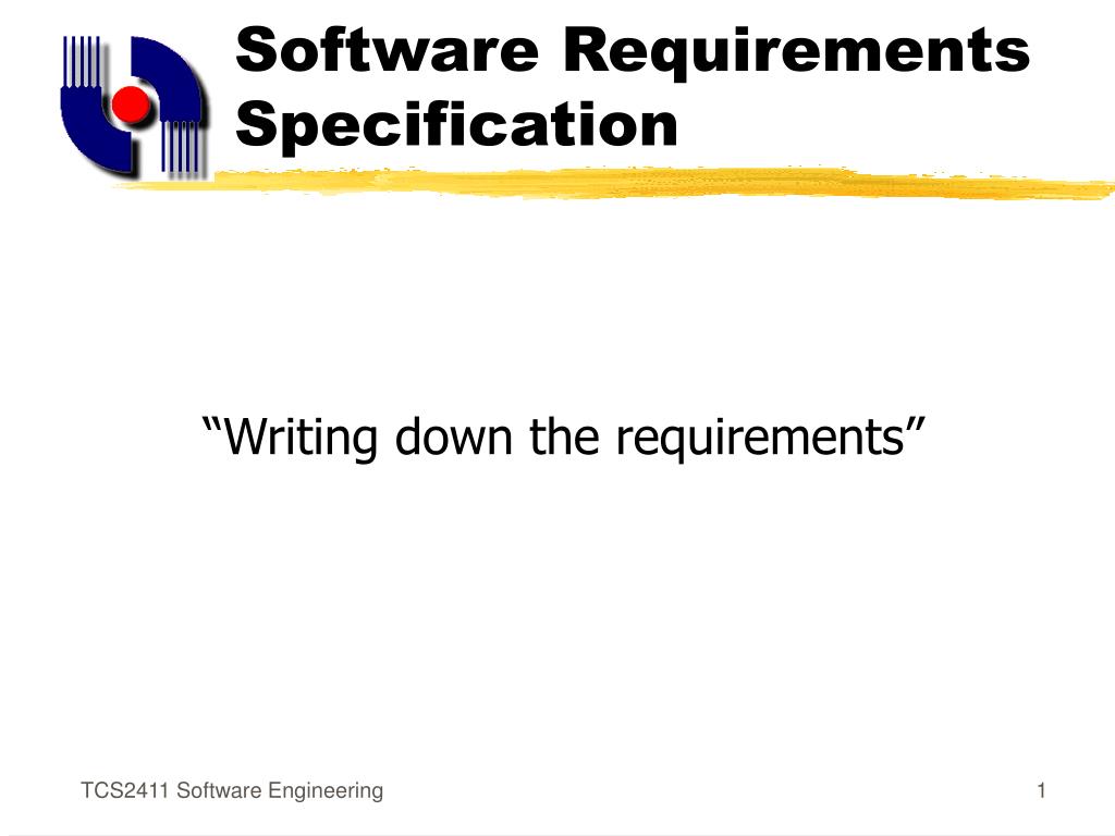 PPT - Software Requirements Specification PowerPoint Presentation, free ...