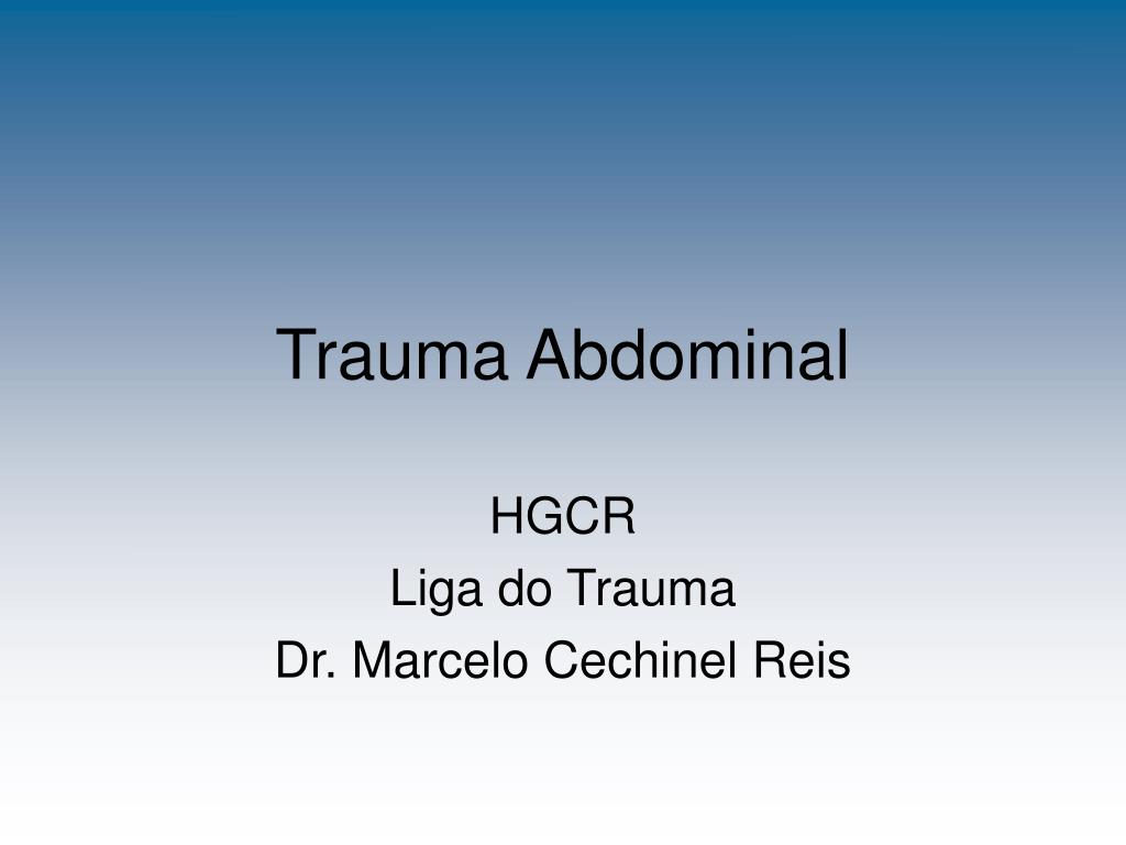 PPT - Trauma Abdominal PowerPoint Presentation, free download - ID:875228