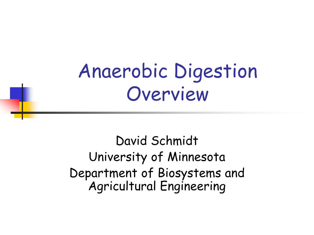 PPT - Anaerobic Digestion Overview PowerPoint Presentation, free ...