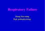 PPT - Respiratory Failure PowerPoint Presentation, free download - ID ...