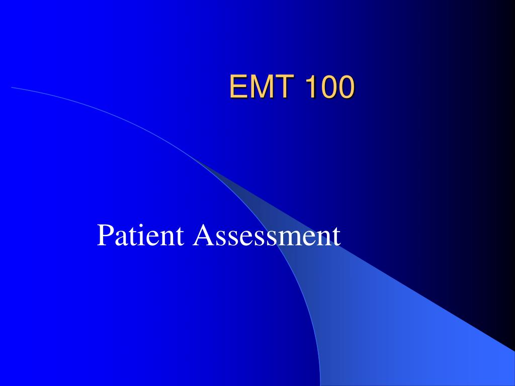 PPT - EMT 100 PowerPoint Presentation, free download - ID:882482