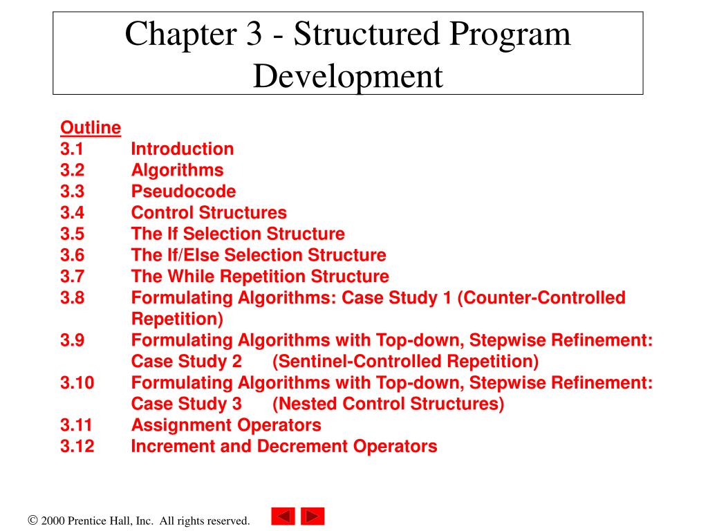PPT - Chapter 3 - Structured Program Development PowerPoint ...