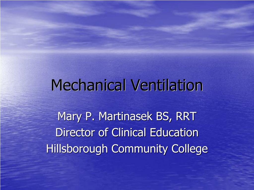 PPT - Mechanical Ventilation PowerPoint Presentation, free download ...