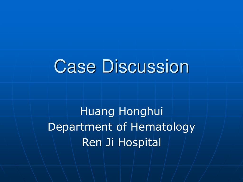 PPT - Case Discussion PowerPoint Presentation, free download - ID:892462