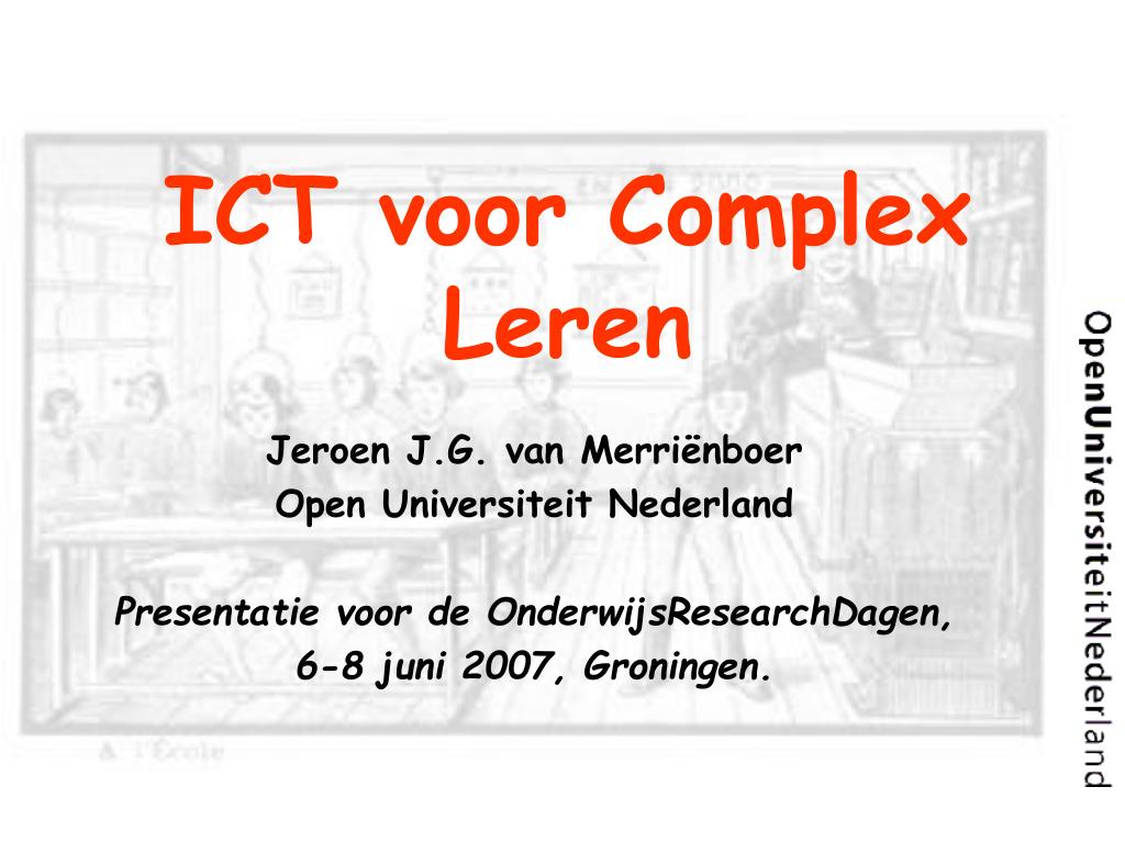 PPT - ICT voor Complex Leren PowerPoint Presentation, free download ...