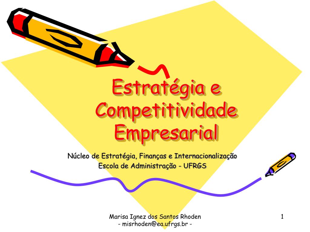 PPT - Estratégia e Competitividade Empresarial PowerPoint Presentation ...