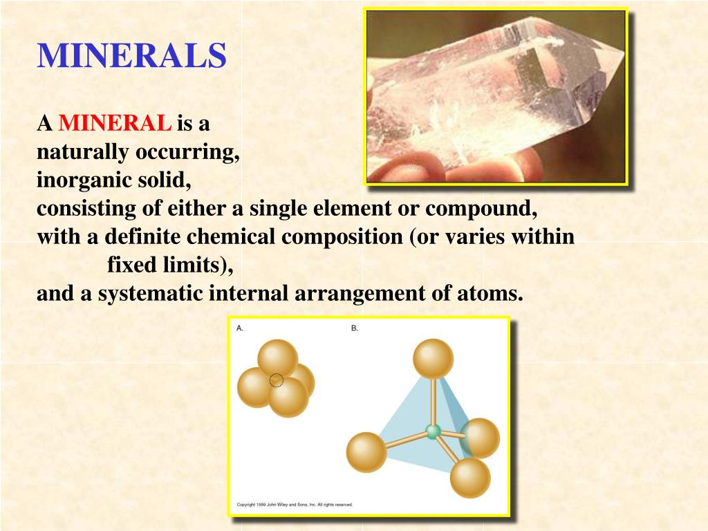 PPT - MINERALS PowerPoint Presentation, free download - ID:895761