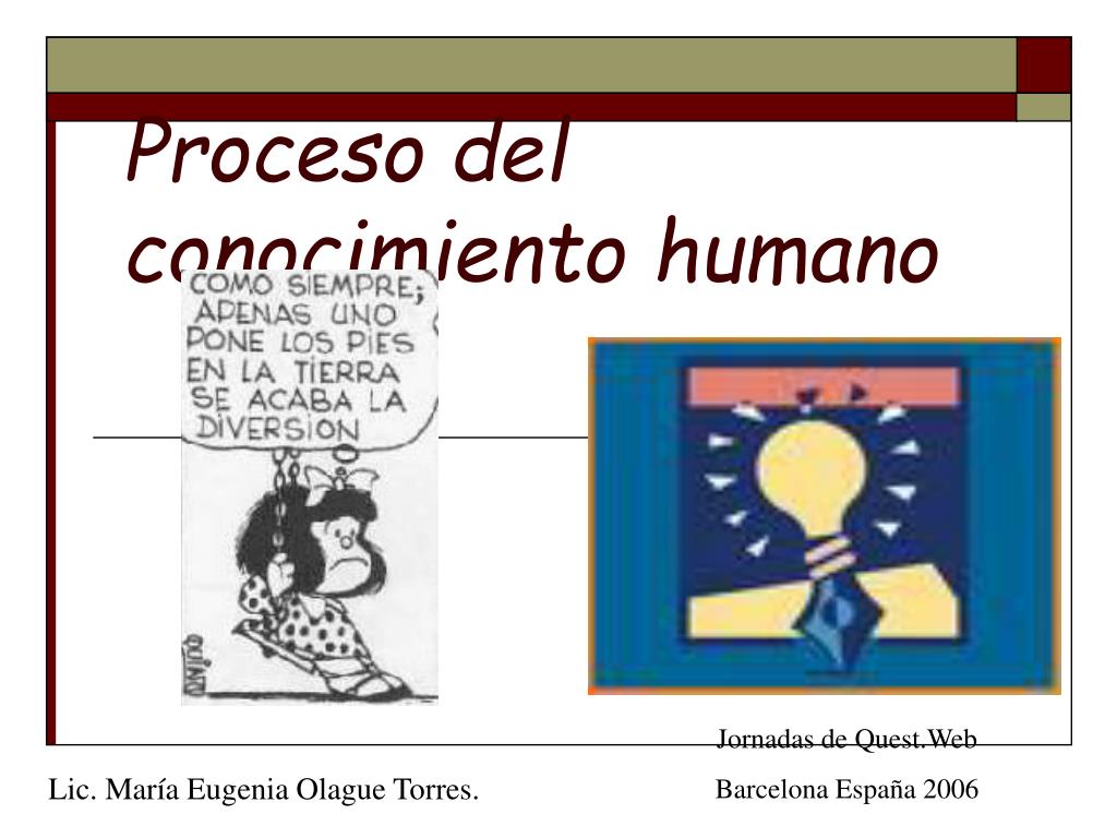 PPT - Proceso del conocimiento humano PowerPoint Presentation, free ...