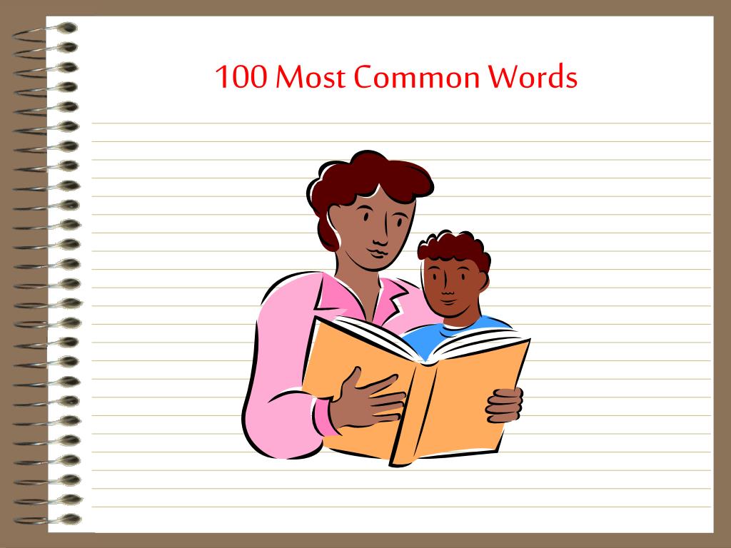 PPT - 100 Most Common Words PowerPoint Presentation, free download - ID ...