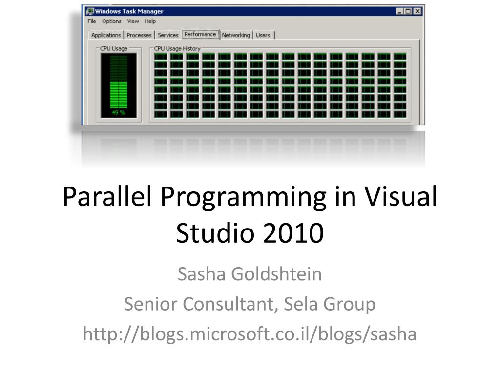 PPT - Parallel Programming in Visual Studio 2010 PowerPoint ...