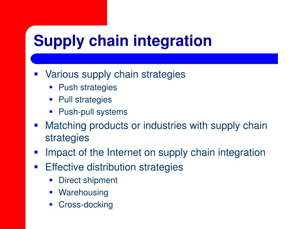PPT - Supply chain integration PowerPoint Presentation, free download ...