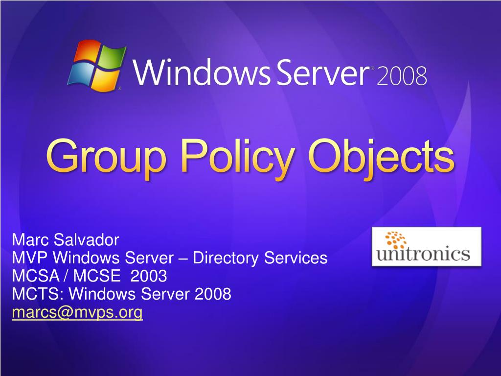 PPT - Group Policy Objects PowerPoint Presentation, free download - ID ...
