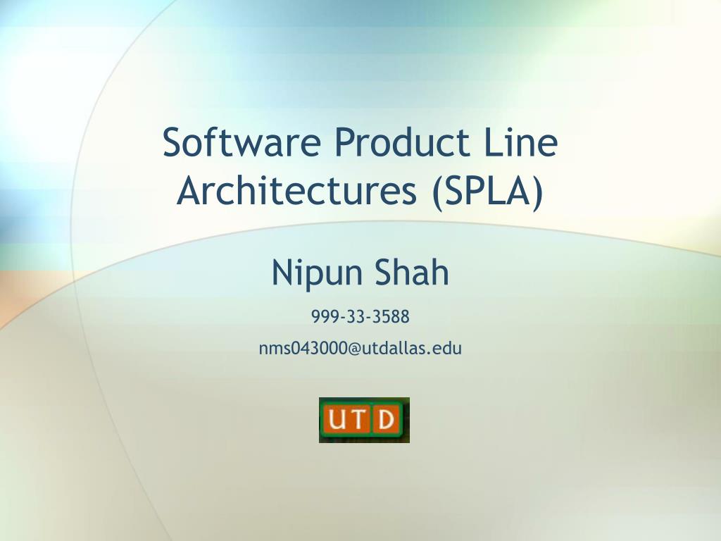 PPT - Software Product Line Architectures (SPLA) PowerPoint Presentation - ID:90450