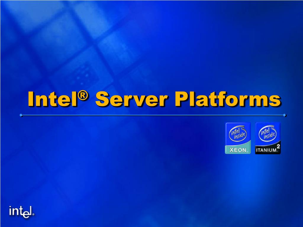 PPT - Intel ® Server Platforms PowerPoint Presentation, free download ...