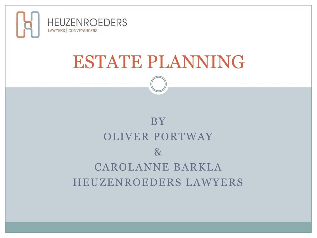 PPT - ESTATE PLANNING PowerPoint Presentation, free download - ID:90610