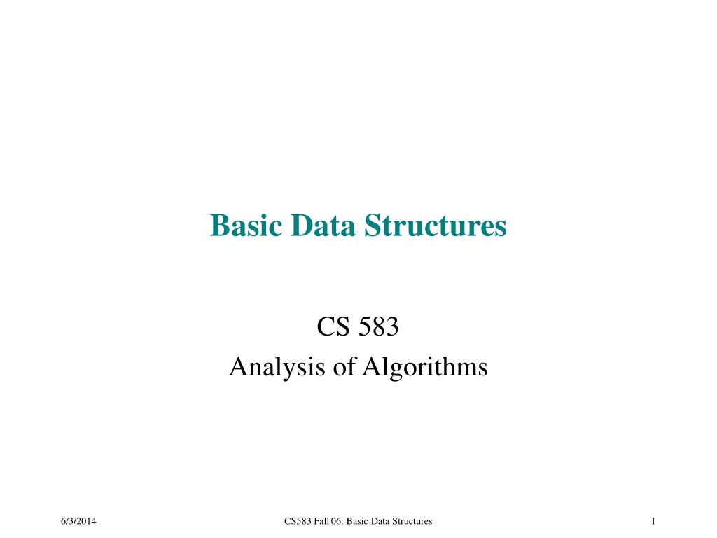 PPT - Basic Data Structures PowerPoint Presentation, free download - ID ...